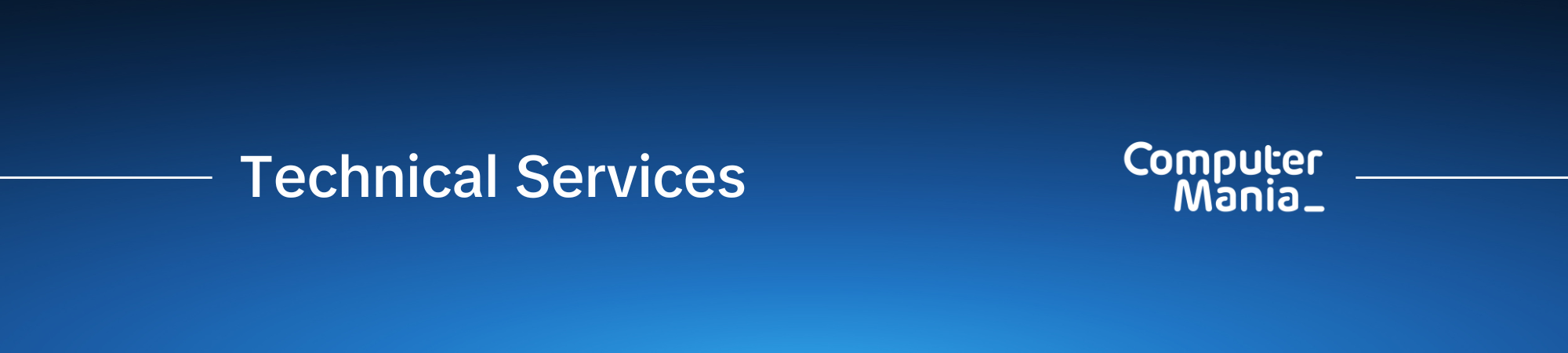 Technical Services – Computer Mania