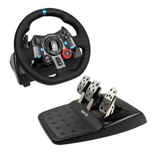 Logitech G29 Driving Force Racing Wheel (PS4, PS5, PS3 & PC) – Computer ...